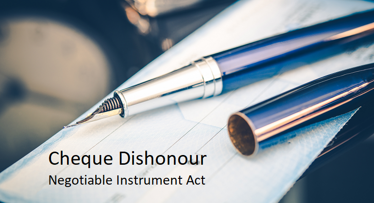 Dishonor of Cheque